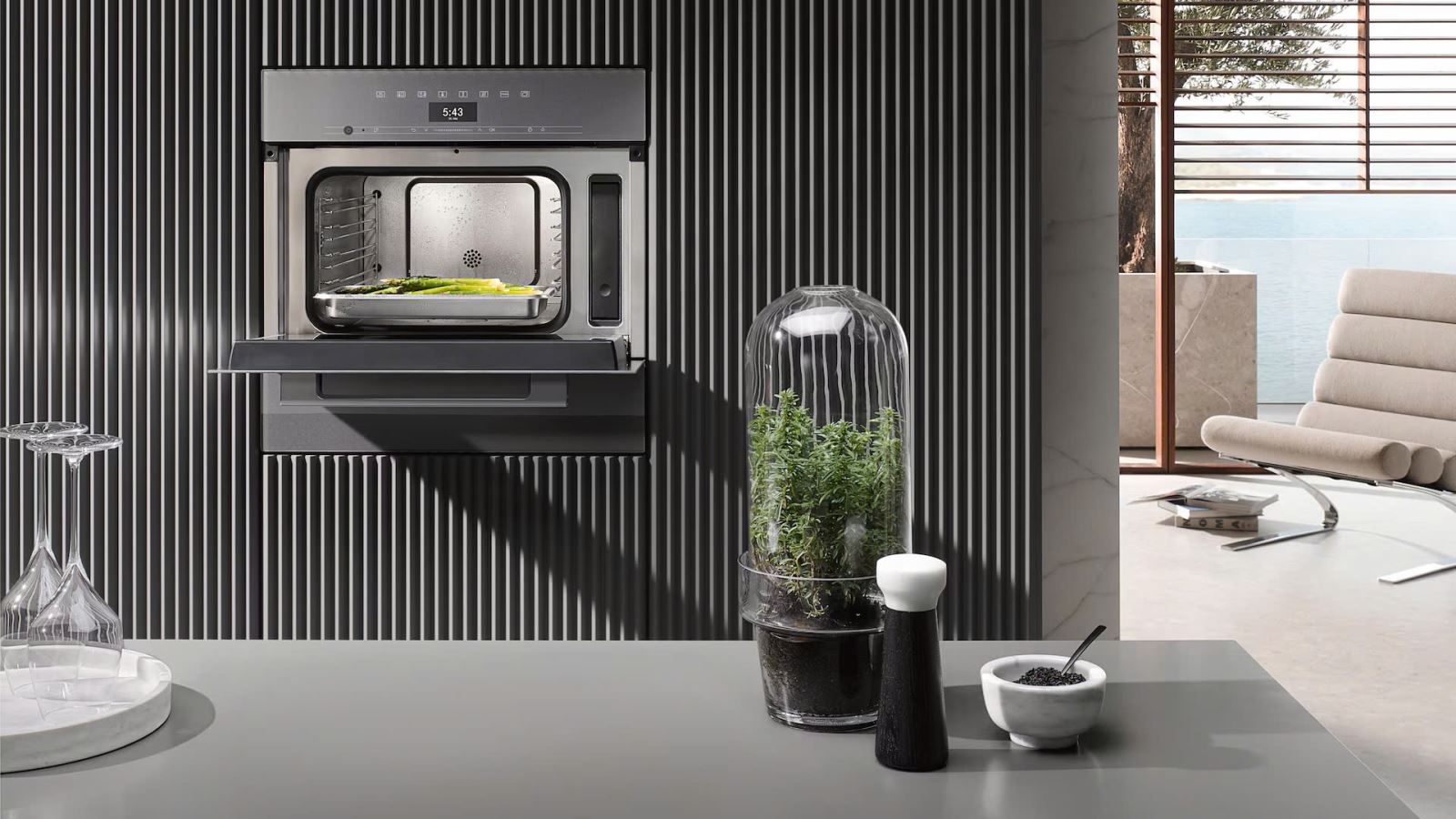 Lò hấp âm tủ Miele DG 7440 EDST/CLST - 40 lit